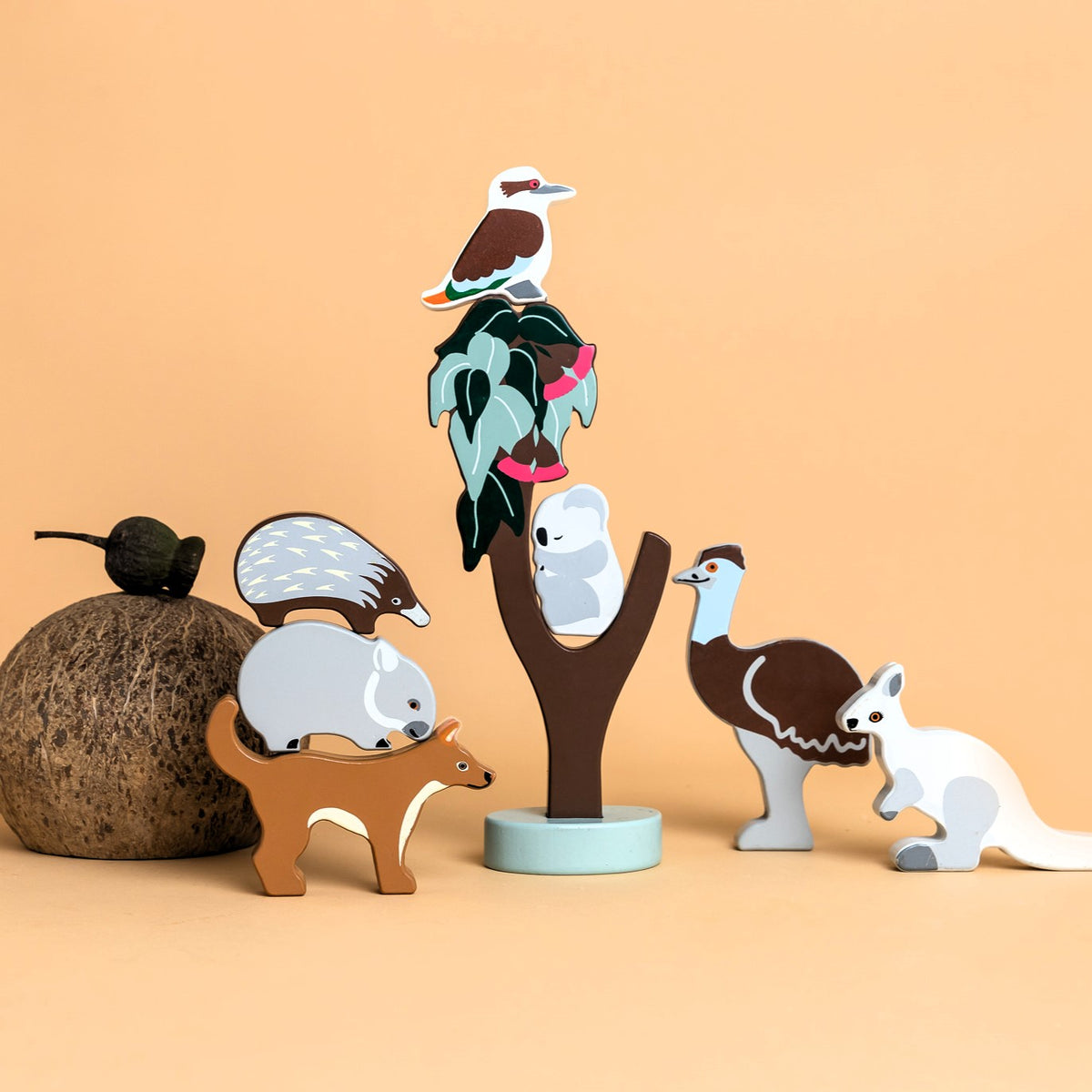 ICONIC WOODEN TOY - AUSTRALIAN ANIMALS | makemeiconic