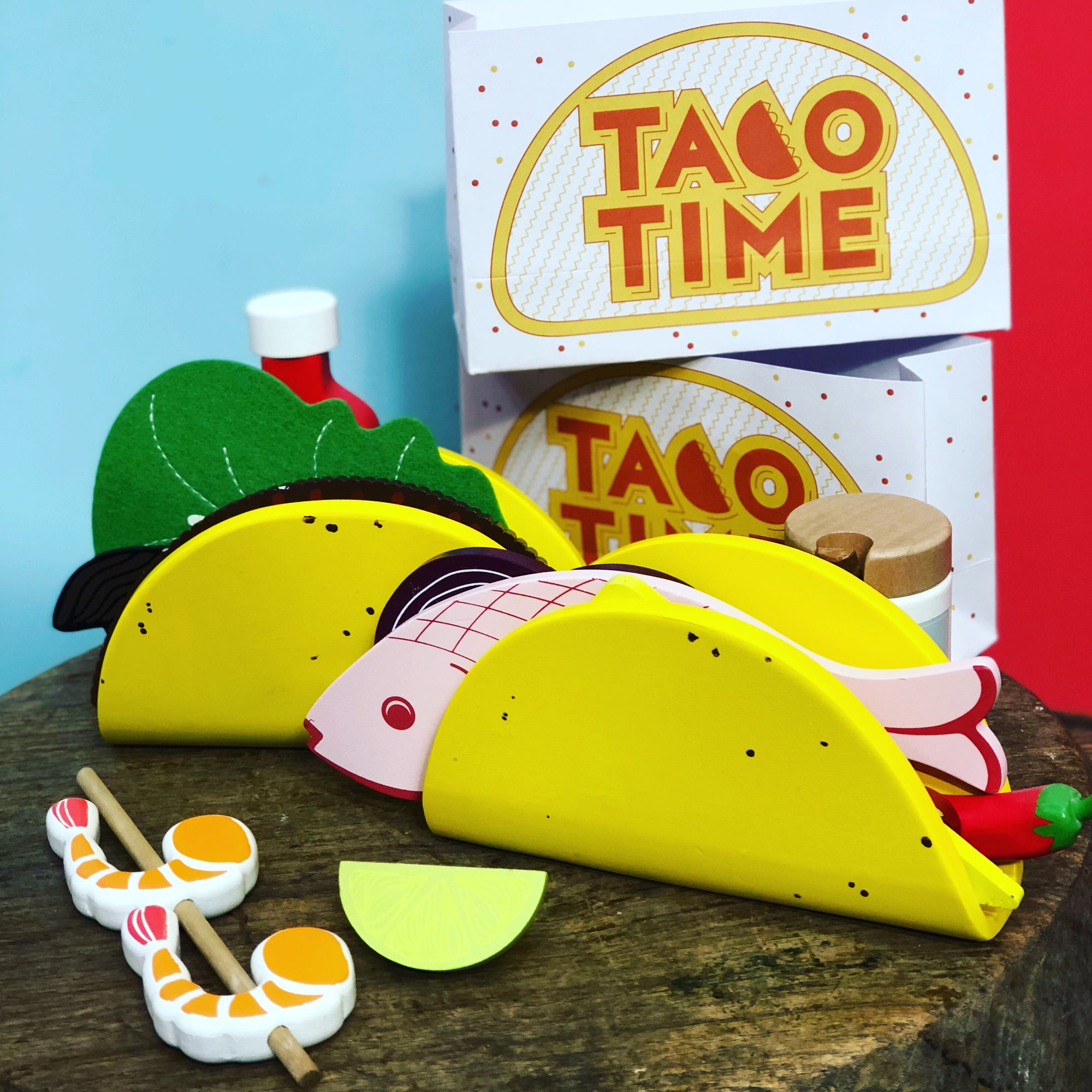 Australian Gifts and Souvenirs Wood Toy Taco Wooden Food Kitchen Toys ...
